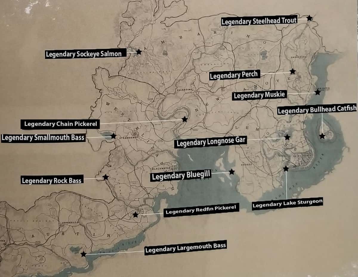 The Complete Guide to Catching Legendary Fish in Red Dead Redemption 2 ...